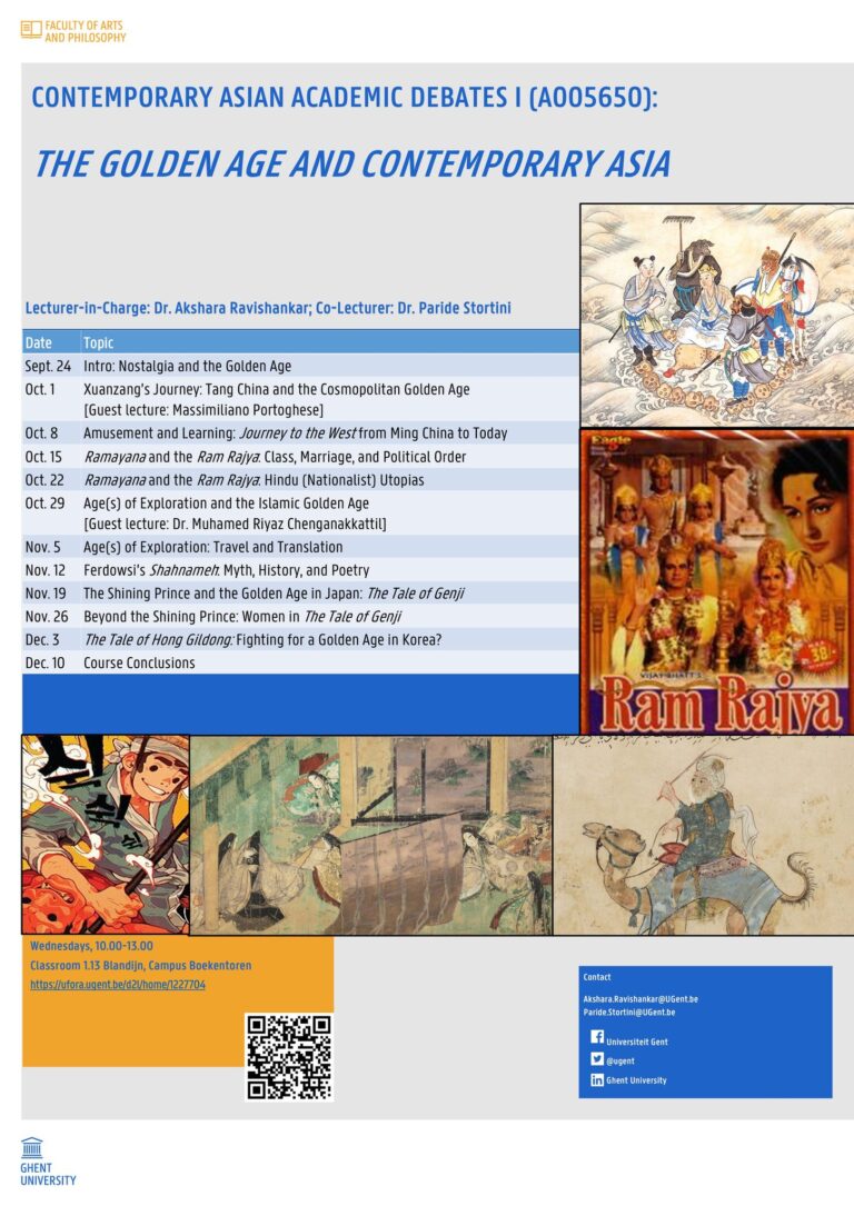 MA course “The Golden Age and Contemporary Asia” co-organized by GCBS ...